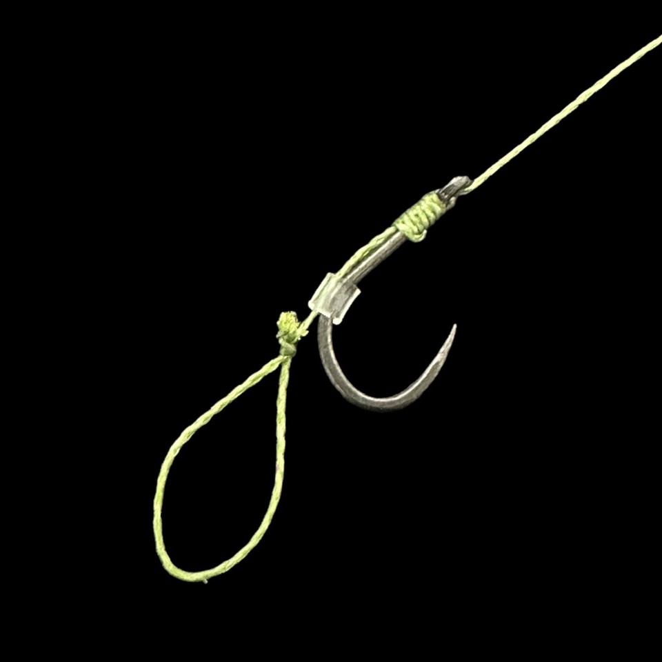 10 x LASSO RIGS HOOK SIZES 2-10 FLYNSCOTSMAN TACKLE FISHING COARSE CARP ...
