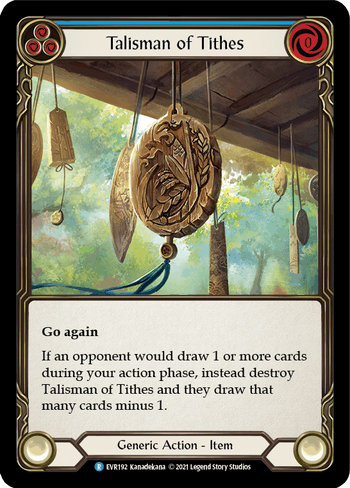 Flesh and Blood - Talisman of Tithes - Everfest - MINT/NMINT - EN ...