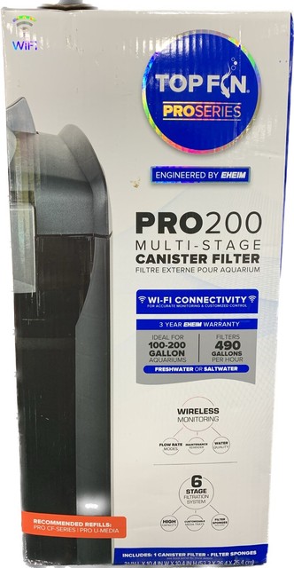 Top Fin PRO200 Multi-Stage Canister Filter for sale online | eBay