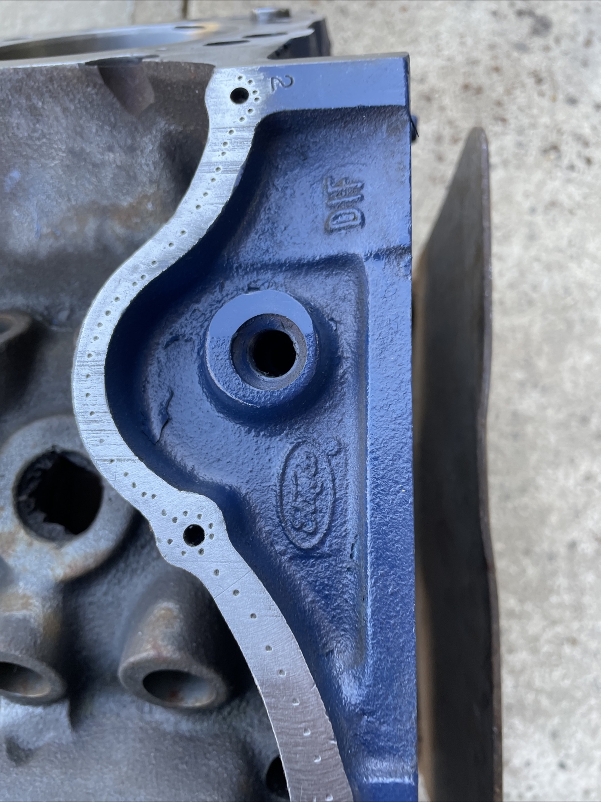 1969 1970 Boss 429 Engine Block 4 Bolt Main Cap STD BORE NICE Mustang ...