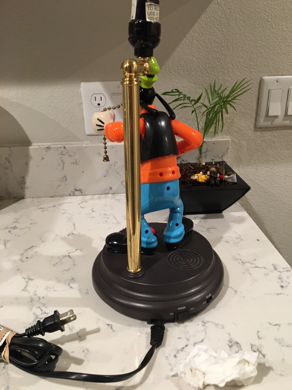 Vintage Disney Goofy Lamp.(Read description) | eBay