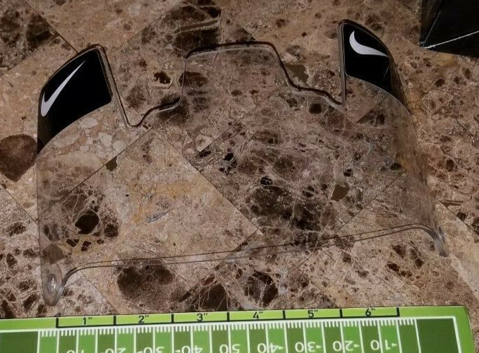 NIKE FOOTBALL YOUTH EYE SHIELD, CLEAR, NFY04901NS, NEW, MULTICOLOR ...