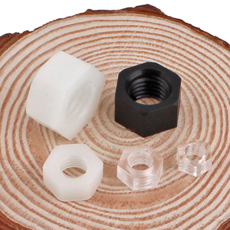 Nylon Hexagon Nut M2 M2.5 M3 M4 M5 M6 M8 M10 M12 M14~M20 Plastics Hex ...