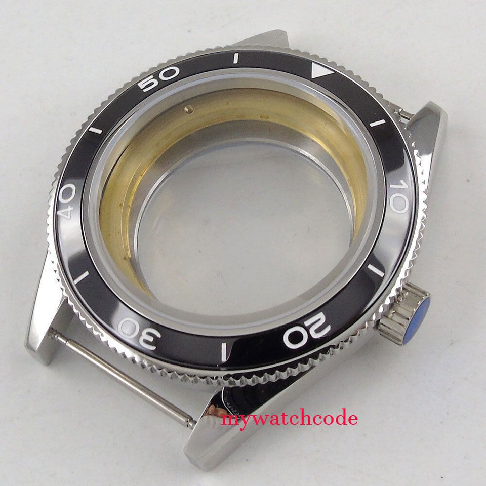 10ATM 41mm Sapphire Glass Automatic Watch Case Fit 8215 NH35 NH36 ETA ...