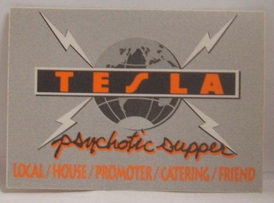 TESLA - VINTAGE ORIGINAL CONCERT TOUR CLOTH BACKSTAGE PASS | eBay