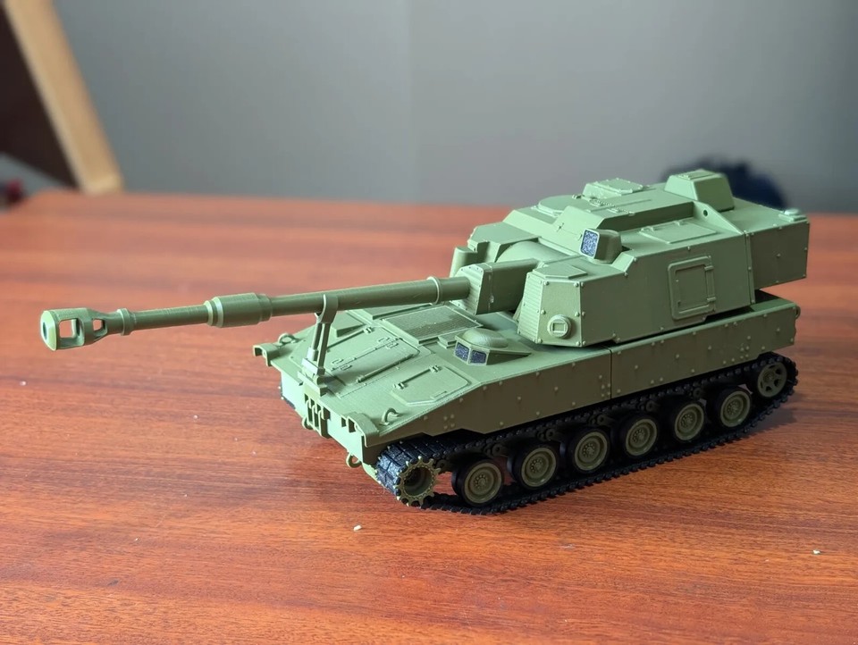 M109A7 Paladin Self-Propelled Howitzer Tank Model 1:27 Scale U.S. Army ...