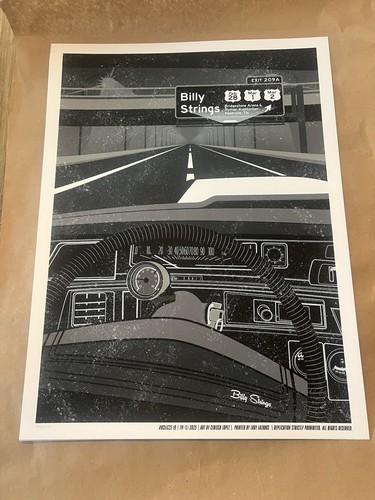 Billy Strings Nashville 3-day Bridgestone Ryman 2025 Poster Reg MINT 20 ...
