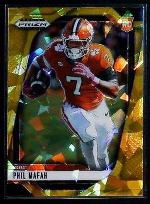 2025 Panini Prizm Draft Picks Phil Mafah Gold Ice #17 Clemson Tigers | eBay