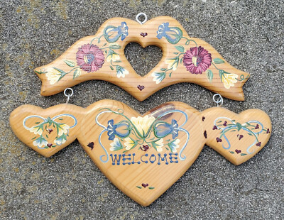 Welcome Home Wooden Heart Plaque New Would Make A Great House Warming ...