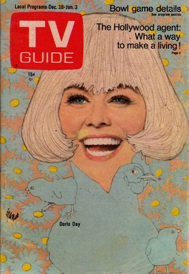 1968 TV Guide December 28 - January 3 1969-Doris Day; Richard Loo ...