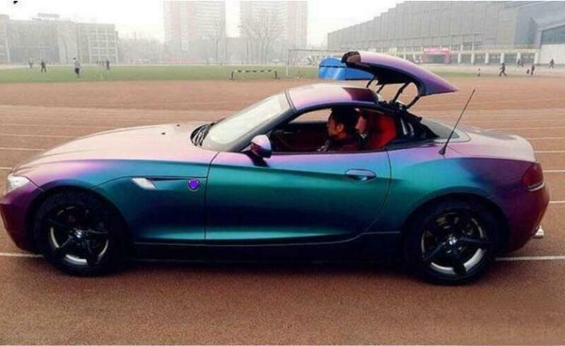 Chameleon Vinyl Wrap Color Change Air Release Anti-Wrinkle Car Sticker ...