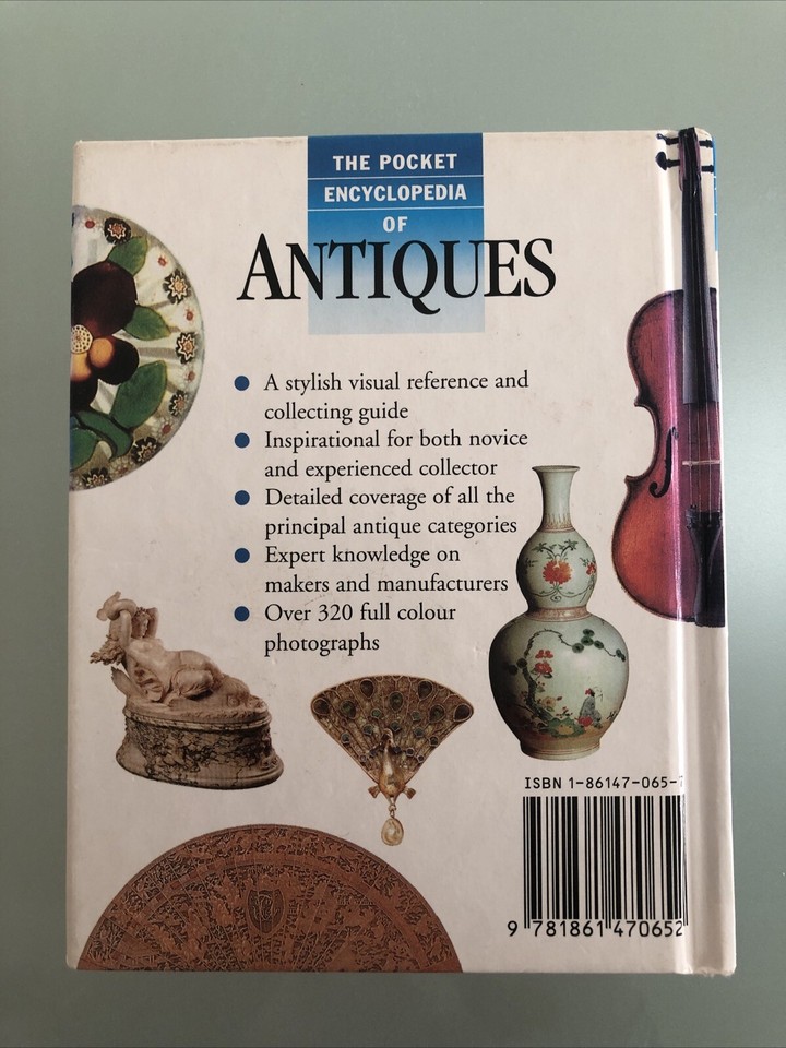 The Pocket Encyclopedia of Antiques By Angela Gair reference guide book ...
