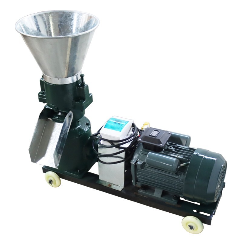 8mm Animal Feed Pellet Mill Machine Fodder Granulator 150kg Output 220V ...
