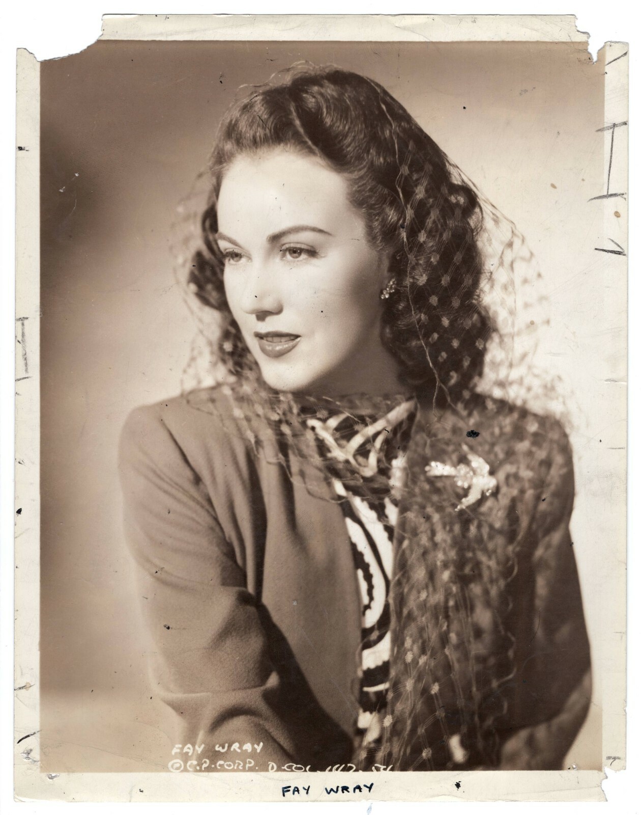 Fay Wray STUNNING PORTRAIT PRE-CODE GOLDEN AGE Behind the Make-Up 1930 ...