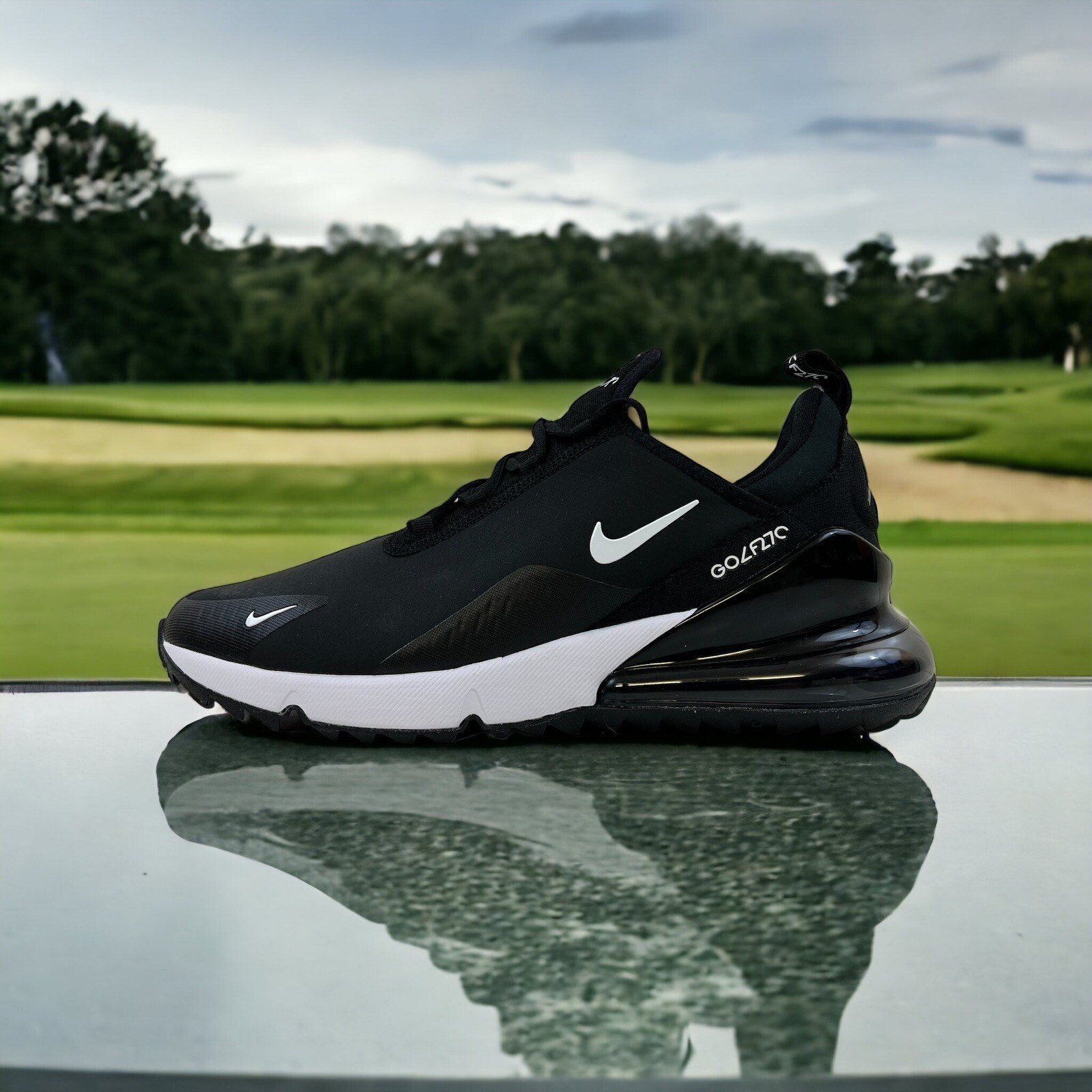 Nike Air Max 270G Spikeless Black/White Golf Shoes Size Men's 11 CK6483 ...