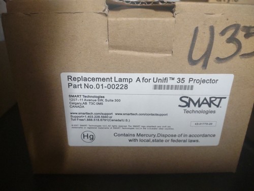 Unifi 35 lamp for SMART BOARD 01-00228 | eBay