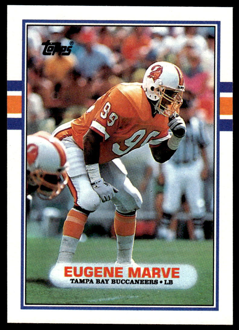 1989 Topps #335 Eugene Marve Tampa Bay Buccaneers | eBay