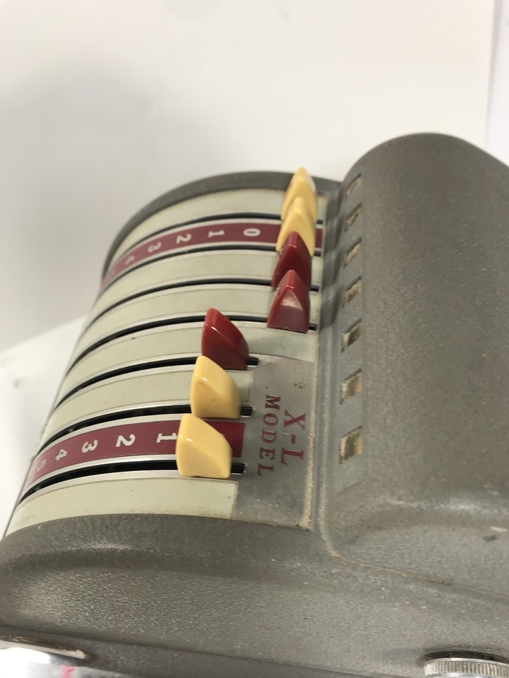 The Hedman Co. F& E Check Protector Embosser Machine Series XL-3 Model ...