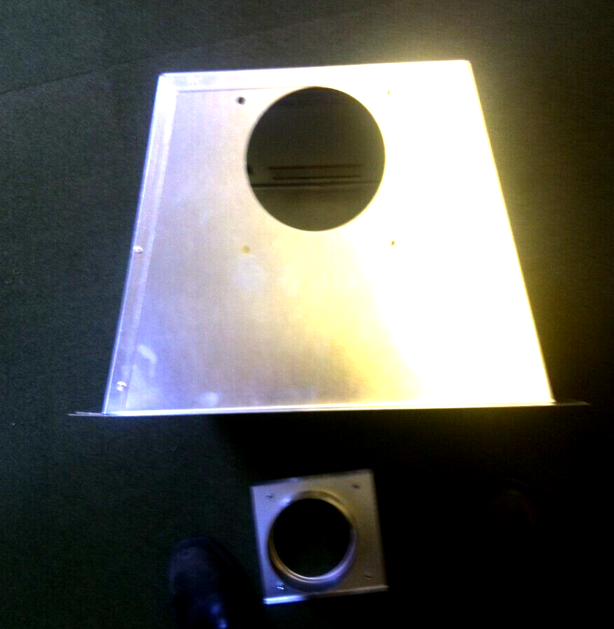 Gas flue liner single skin tapered collector box for standard opening E ...