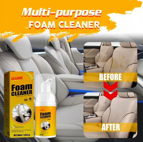30/100ML Multi-functional Foam Cleaner Cleaning Spray Powerful Stain ...