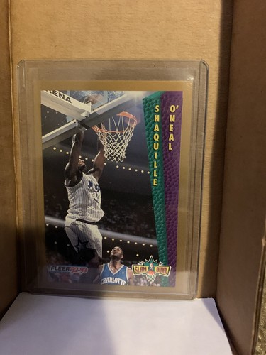 92-93 FLEER SLAM DUNK Shaquille O'Neal Rookie Card #298, SHAQ RC HOF ...