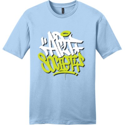 NEW Art Society GRAFF BLACK/GREEN Tee Shirt ICE BLUE SMALL-4XLRGE MADE ...