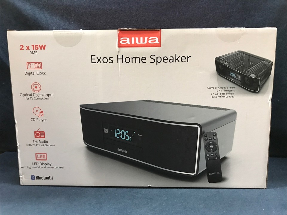 AIWA Exos Home Speaker, Premium 30W RMS CD/CD -RAW Player-NEW | eBay