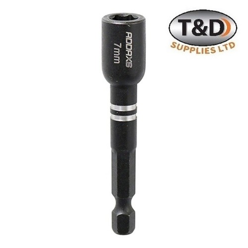 Addax Magnetic Nut Tek Bit Driver Set | 1/4", 7mm, 8mm, 10mm, 13mm ...