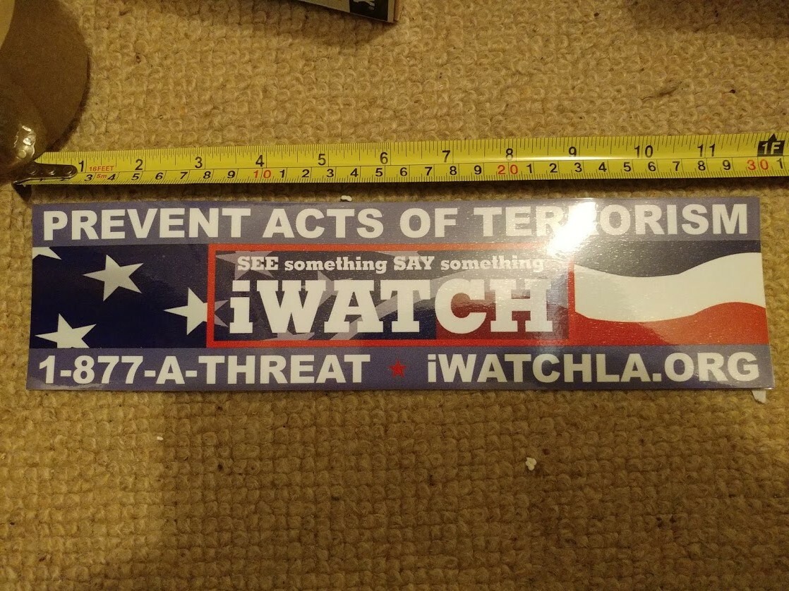 LAPD Los Angeles bumper stickers Ford Crown Victoria Chevrolet Caprice ...