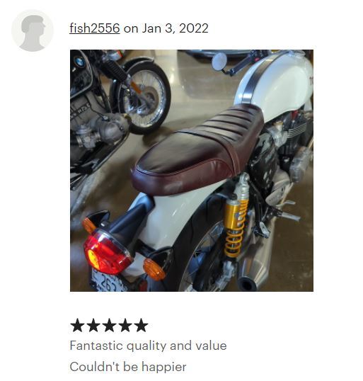 THRUXTON R(Real Leather)SEAT for Triumph Thruxton (R)Thruxton 1200 (RS ...