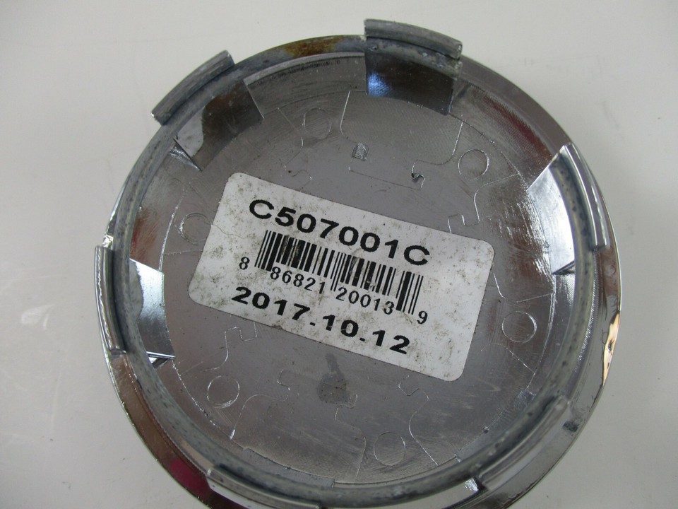 HURST CHROME/ BLACK /RED CUSTOM WHEEL CENTER CAP* #C507001C (FOR 1 CAP ...