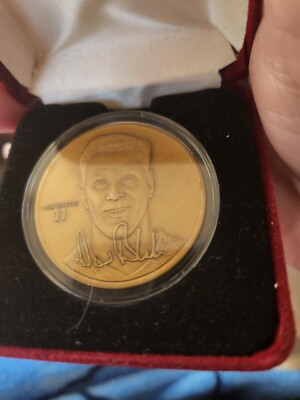 DREW BLEDSOE New England Patriots HIGHLAND MINT Bronze Coin *LE /25,000 ...
