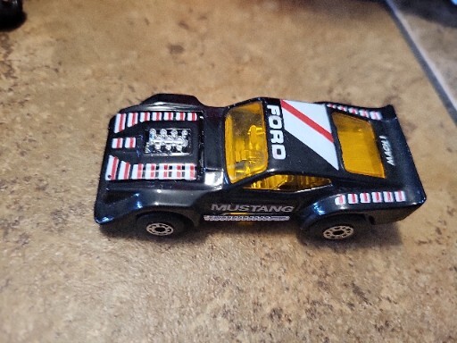 1983 Matchbox ISMA Ford Mustang Mach I Race Car Black 1/64 | eBay