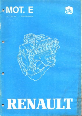 revue technique AUTOMOBILE RENAULT MOT. E RENAULT 19 CLIO | eBay