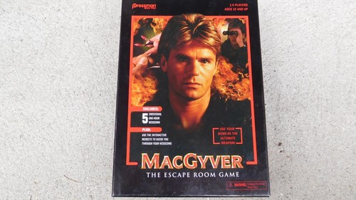 Pressman MacGyver The Escape Room Board Game #2251 2018 21853022513| eBay