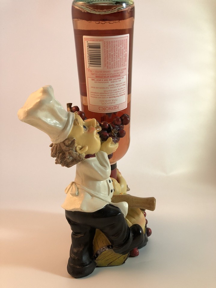Chef, Wine Holder, Detailed Sculpture, Home And Kitchen Decor, Kitchen ...