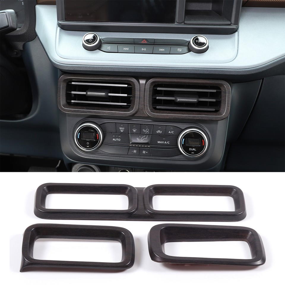 Oak Wood Grain Interior Decoration Cover Trim Kit For Ford Maverick ...