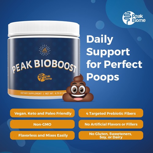 Peak BioBoost 8.75 oz Prebiotic Dietary Supplement Powder for sale ...