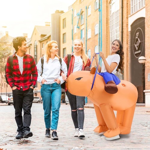 Capybara Costume - Halloween Adult Inflatable Costume Ride-On Animal | eBay