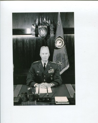 General Andrew Goodpaster NATO Supreme Allied Commander Signed ...