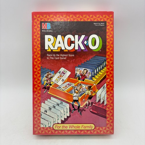 VINTAGE Rack O Card Game COMPLETE Milton Bradley 1988 Racko Numbers | eBay
