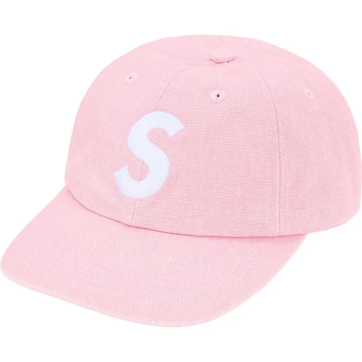 Supreme Pigment Canvas S Logo 6-Panel Cap (Pink) FW25 *NWT* | eBay