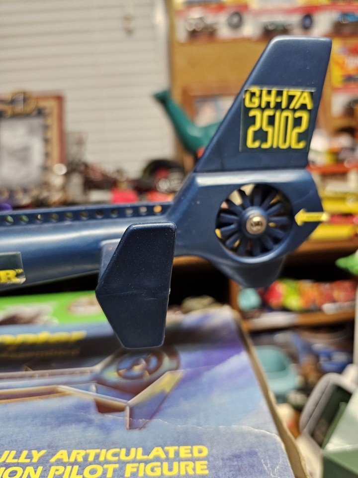 Rare 1983 MTC Toys Blue Thunder Helicopter Pilot Figure & Original Box ...