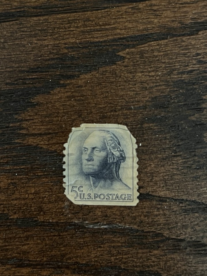 RARE George Washington 5 Cent USA Postage stamp 1962 | eBay