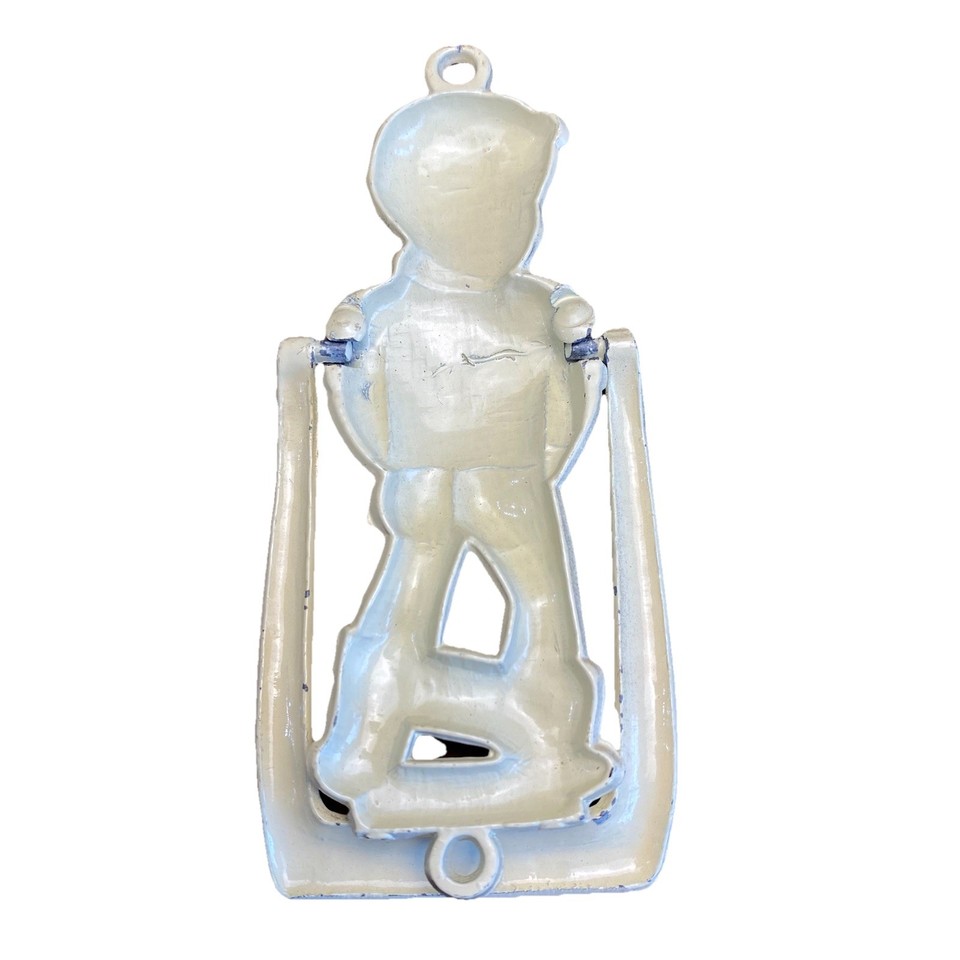 Vintage Bathroom Door Knocker Americana Boy With Pants Down Yellow ...
