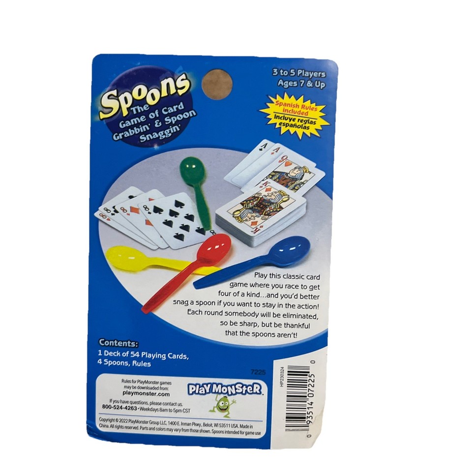 Spoons Card Game Set by Patch | Fast-Paced Family Fun | Classic Party ...
