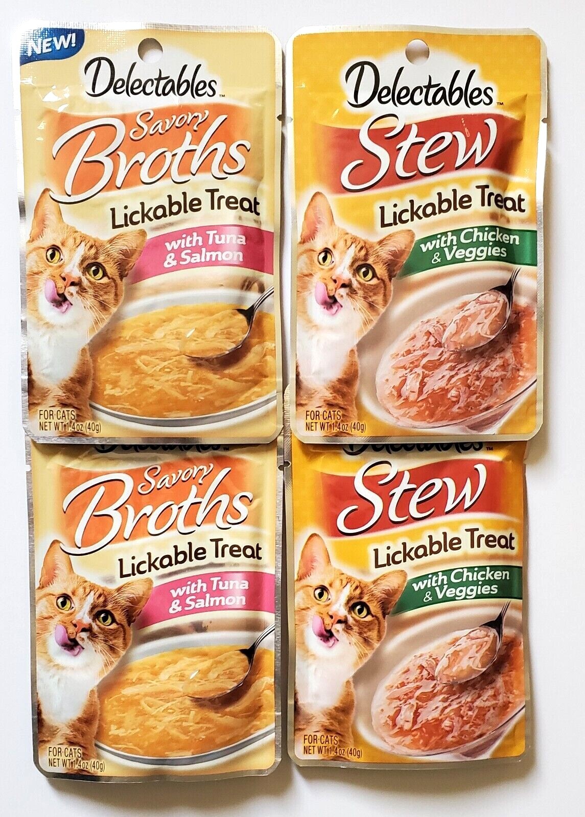 Delectables Stew Chicken & Veggies Lickable Cat Treat 1.4 Oz Caja De 12 ...