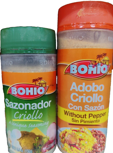 4 Seasoning Adobo Chon Pork Sazon Bohio Spice Bouillon Puerto Rico ...