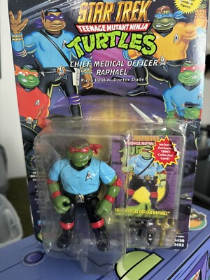 Vintage 1994 Star Trek TMNT Chief Medical Officer Raphael Playmates ...