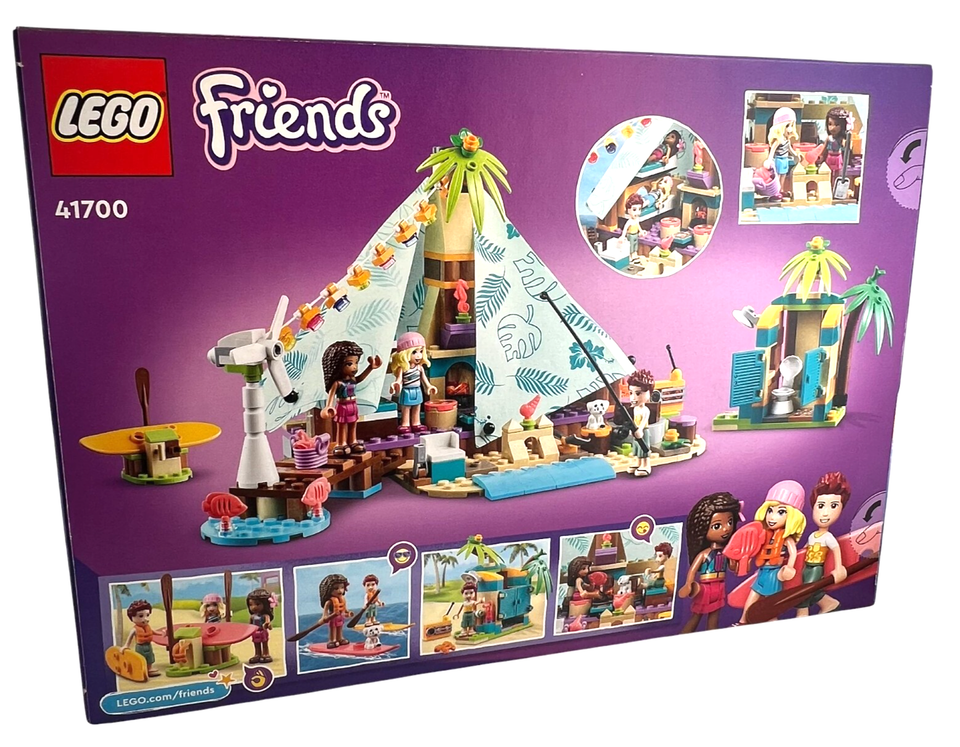LEGO FRIENDS: Beach Glamping (41700) New Sealed Retired 673419351904| eBay